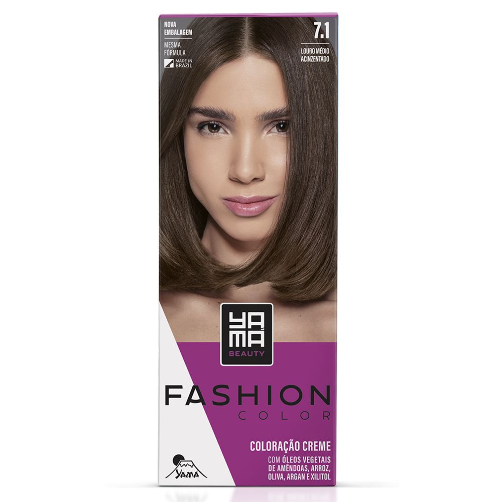 Coloração Yamá Beauty Care Mini Kit Fashion Color 7.1 | Armazém dos ...