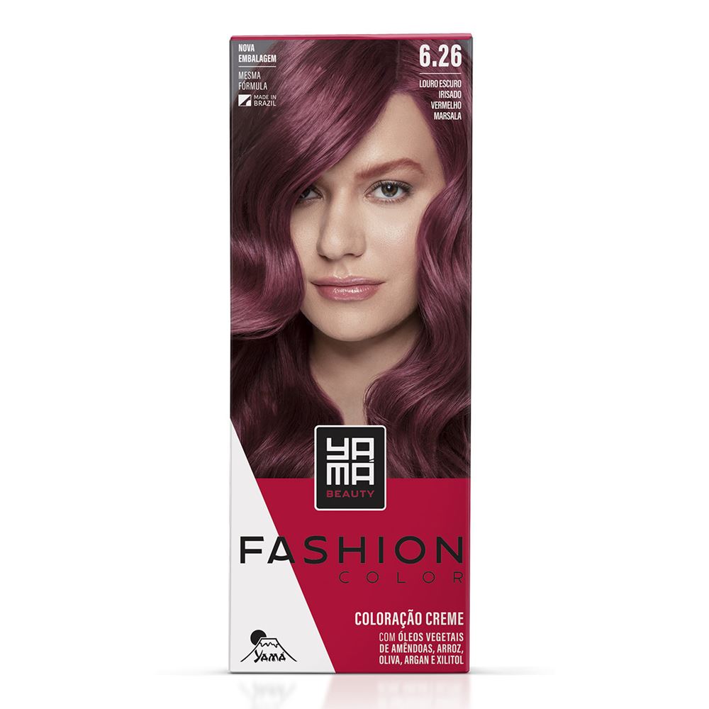 Coloração Yamá Beauty Care Mini Kit Fashion Color 6.26 | Armazém dos ...