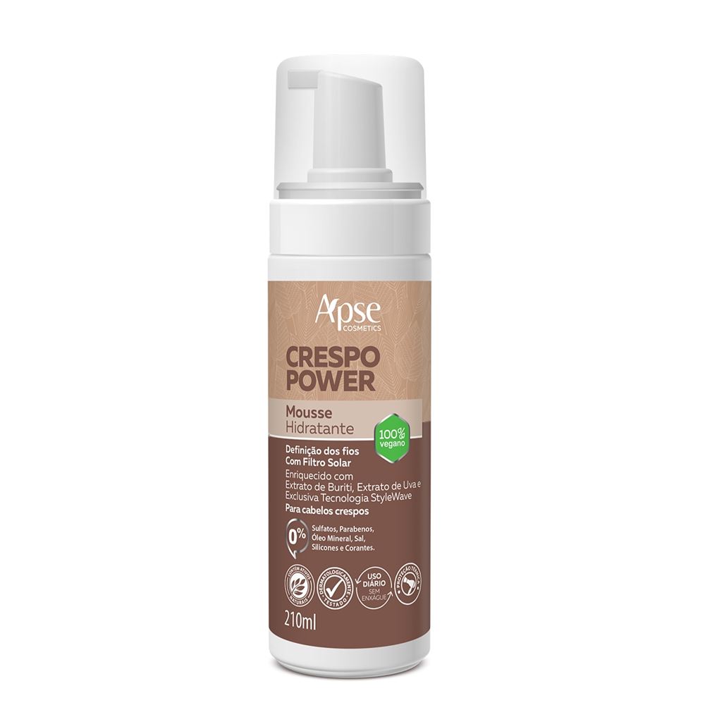 Máscara Apse Crespo Power 210ml | Armazém dos Cosméticos