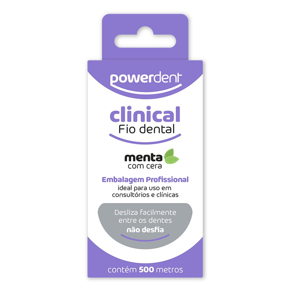 Fio Dental Powerdent Clinical 500mts | Armazém dos Cosméticos