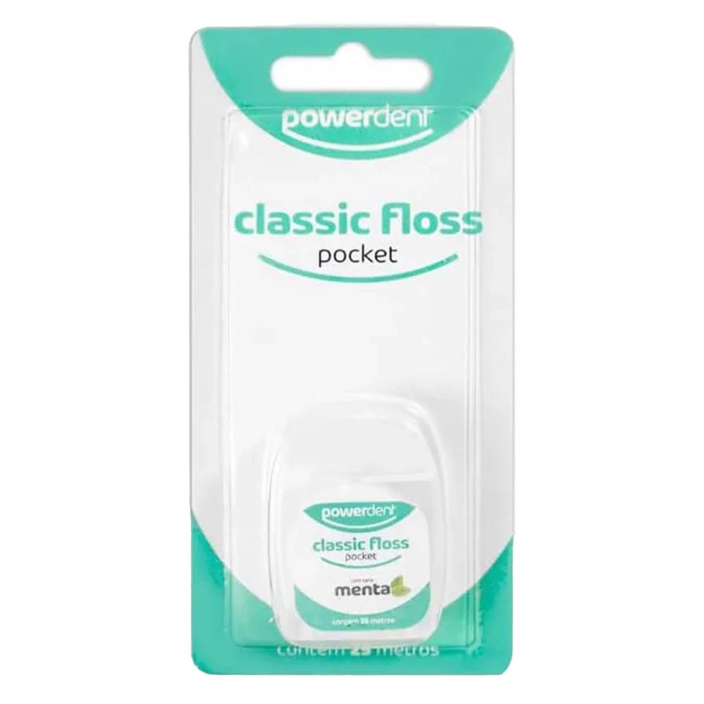 Fio Dental Powerdent Classic Floss Pocket | Armazém dos Cosméticos